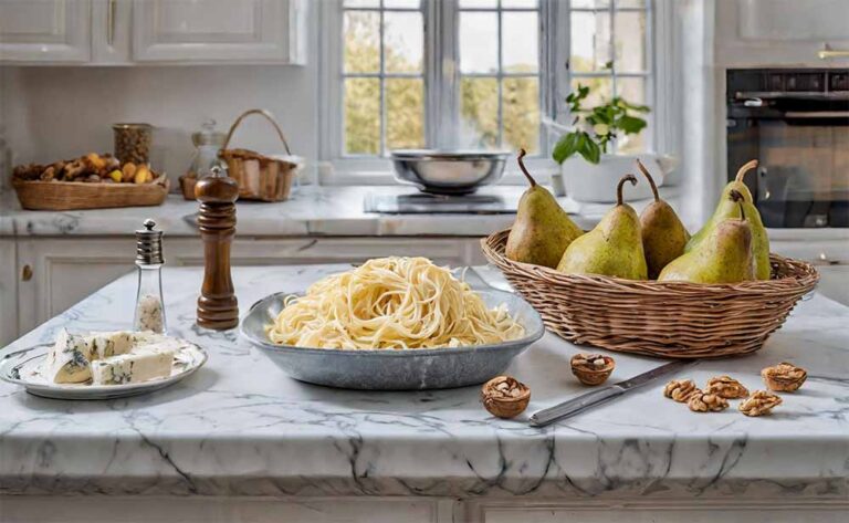 Receta Rápida y Fácil: Pasta con Gorgonzola, Pera y Nueces